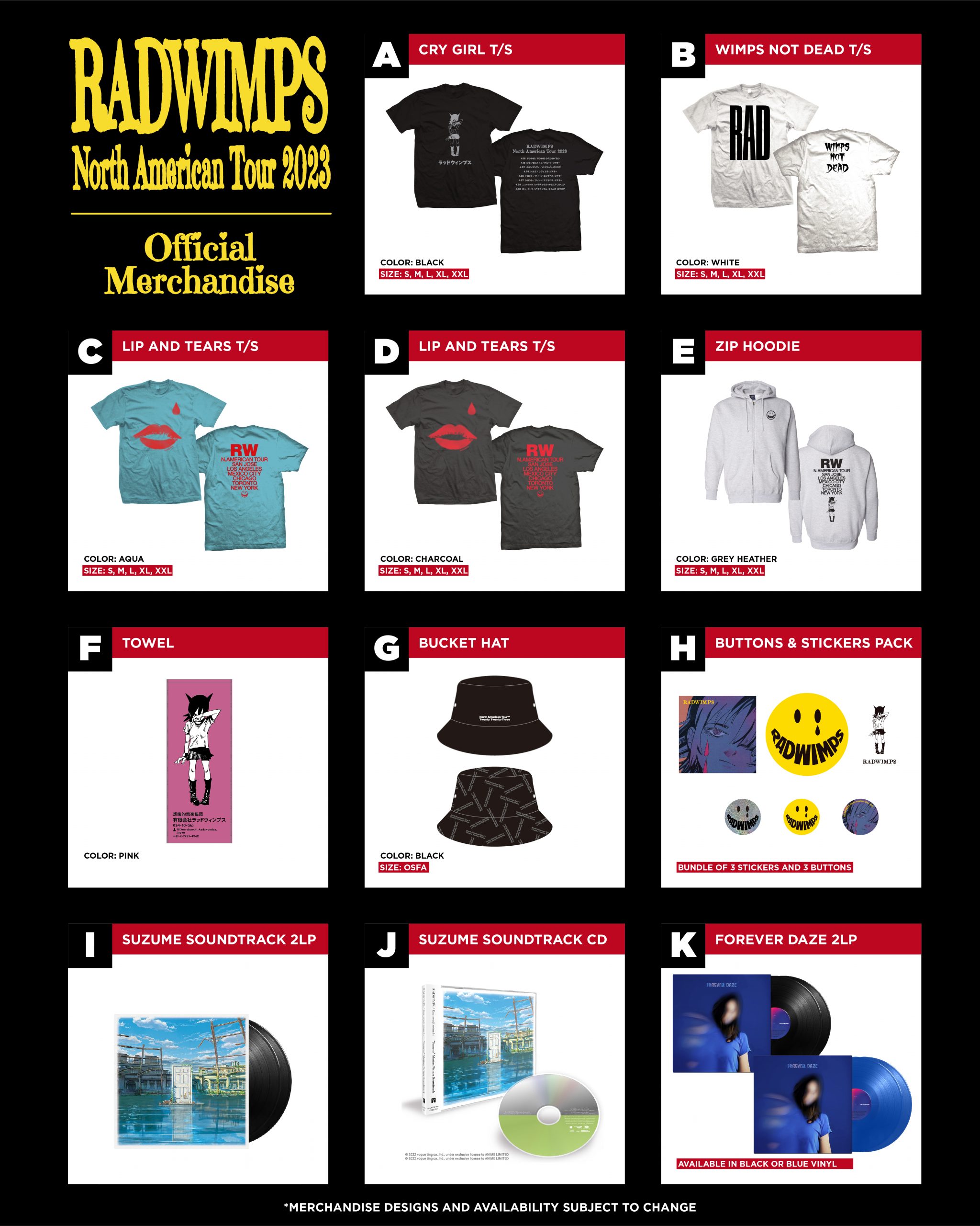 RADWIMPS North American Tour 2023 | RADWIMPS OFFICIAL SITE